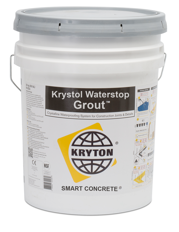 Krystol Waterstop Grout External | Waterproofing Concrete Joints