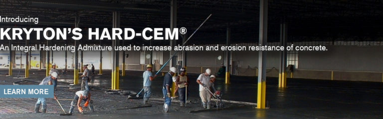 Crystalline Concrete Waterproofing Products and Systems - Kryton